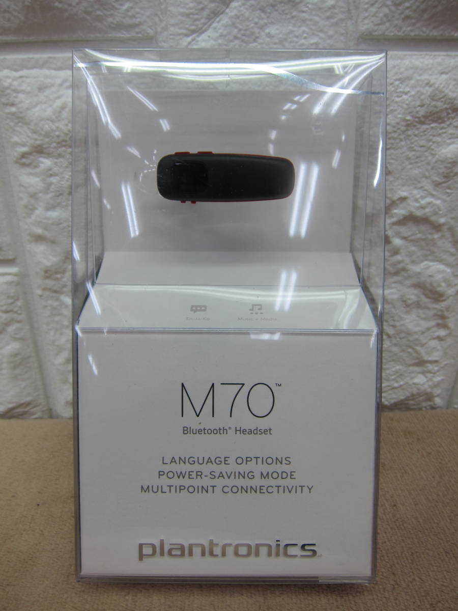 T873 品 プラントロニクス PLANTRONICS M70 Bluetooth ワイヤレスヘッドセット M70 オーディオ再生 テレワーク ...