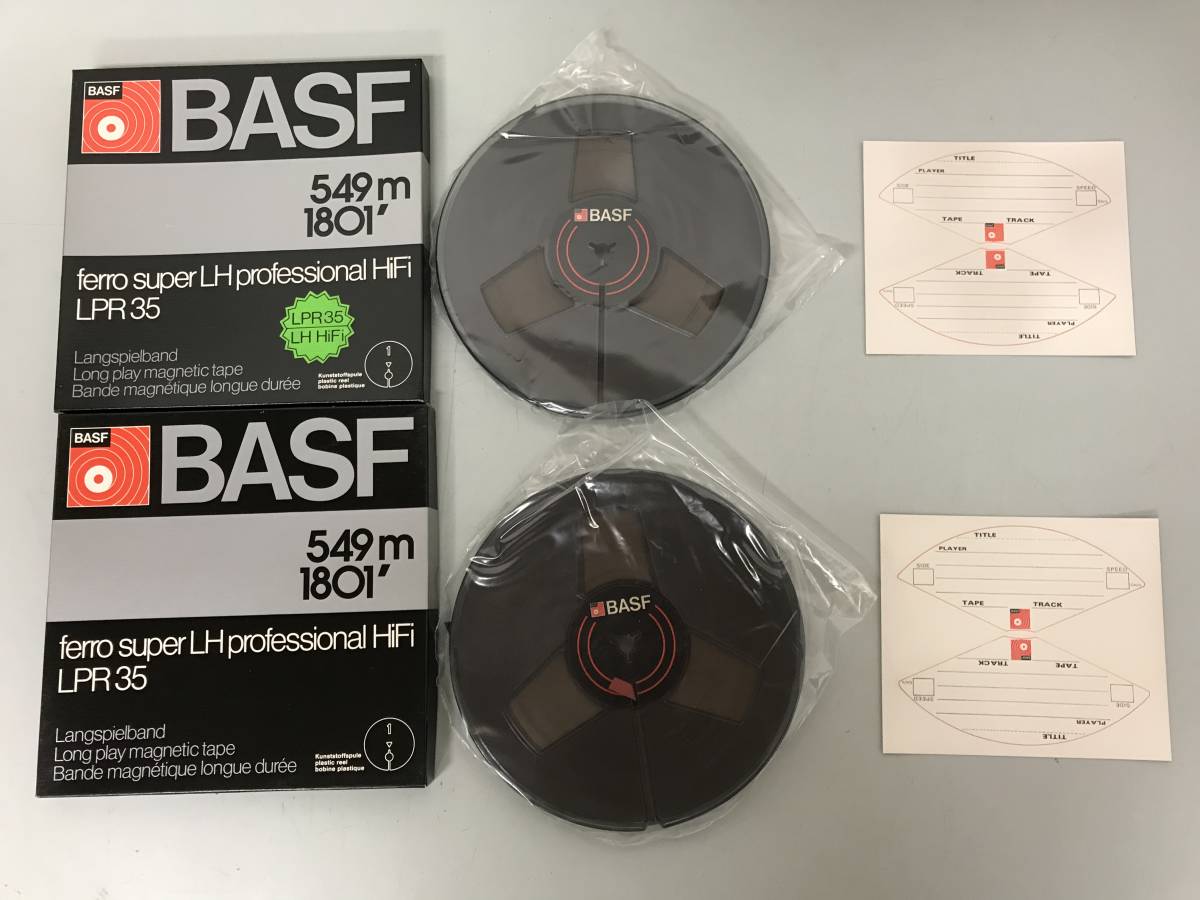 現状品 BASF LPR35 Plastic Magnetic Tape FerroSuperLH 17.5cm 7in 7号 2巻セット(オープンリールデッキ)｜売買されたオークション情報 ...