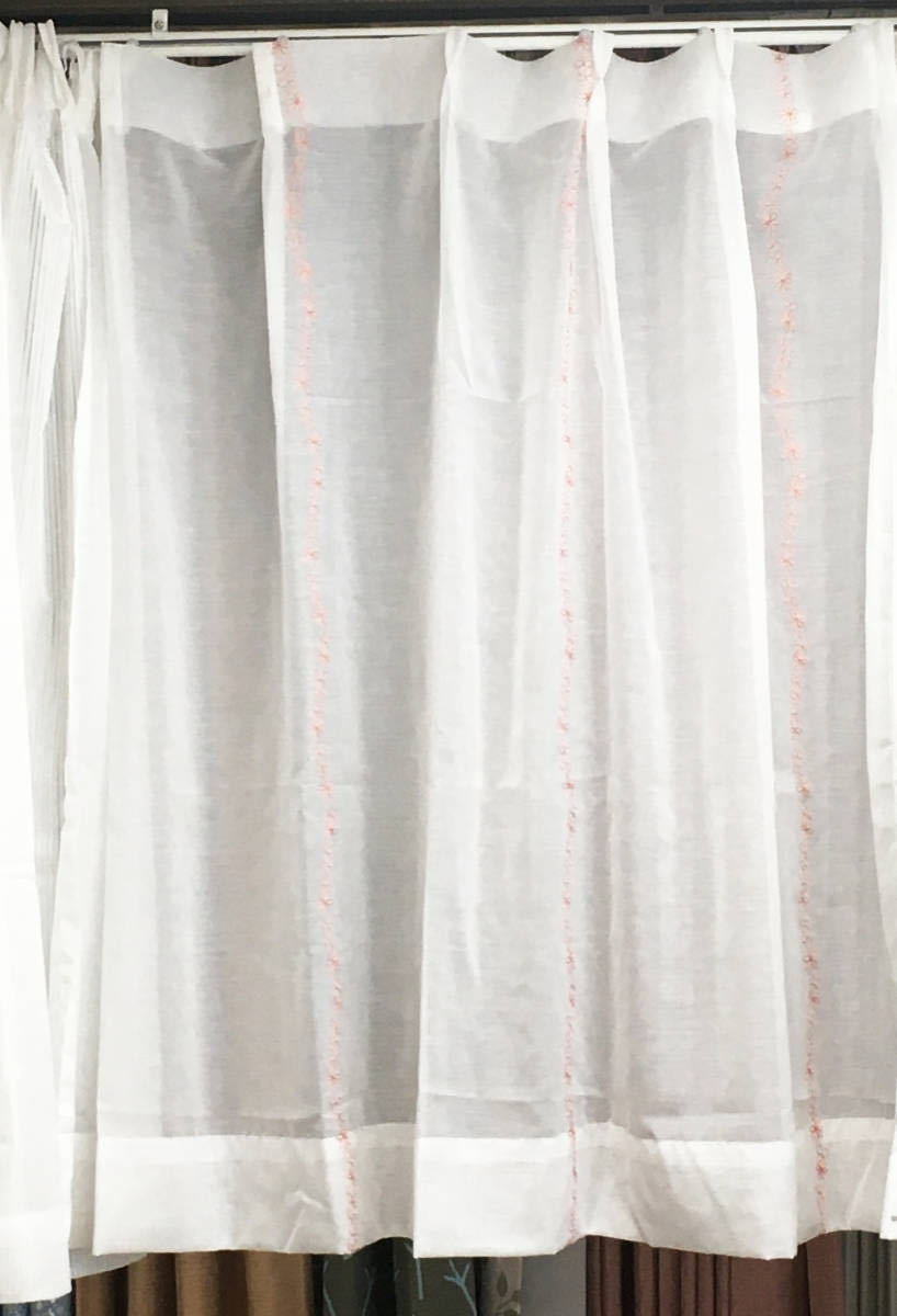 レース2枚組 UVカット 巾100cm×丈103cm(丈100cm～)｜売買されたオークション情報、yahooの商品情報をアーカイブ公開 - オークファン（aucfan.com）