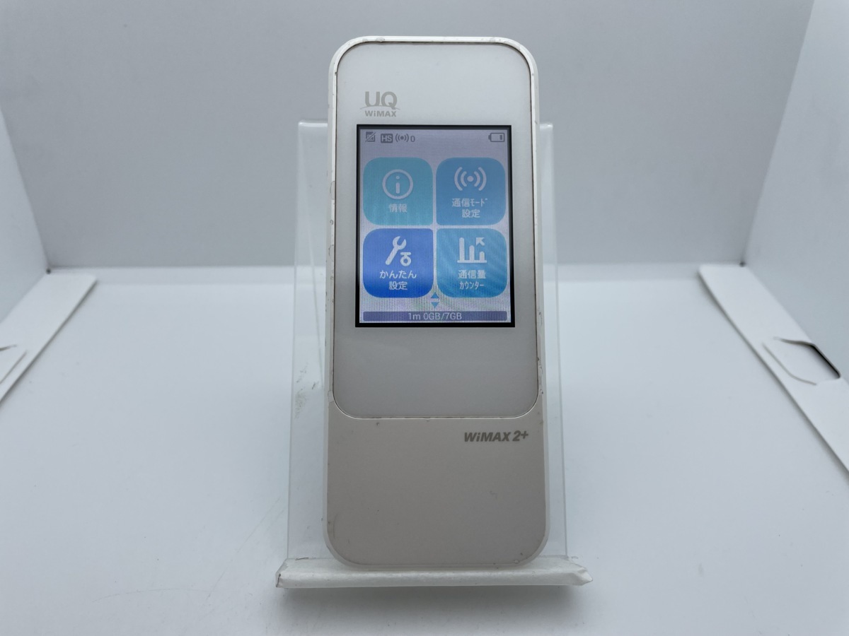 安心保証30日付 通電確認のみ HUAWEI Speed Wi-Fi NEXT W04 au ホワイト NW利用制限〇 本体 1(ルーター ...