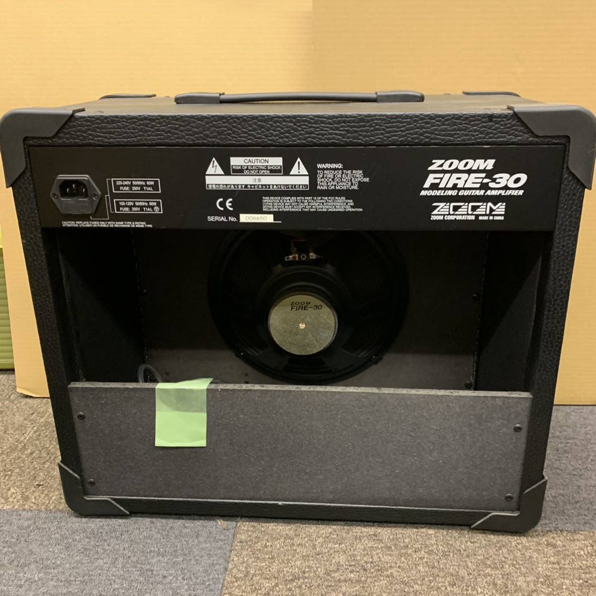 ZOOM FIRE-30 MODELING GUITER AMPLIFIER ギターアンプ 通電確認のみ 現状品(ギターアンプ)｜売買された ...