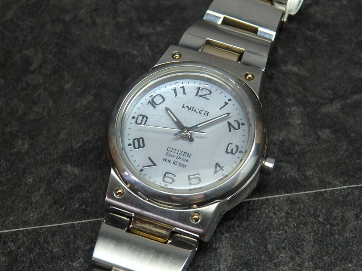 1円 良品 完動品 CITIZEN/シチズン wicca/ウィッカ エコドライブ ソーラー 白蝶貝 レディース E030-S006015(ウィッカ)｜売買されたオークション情報、yahooの ...