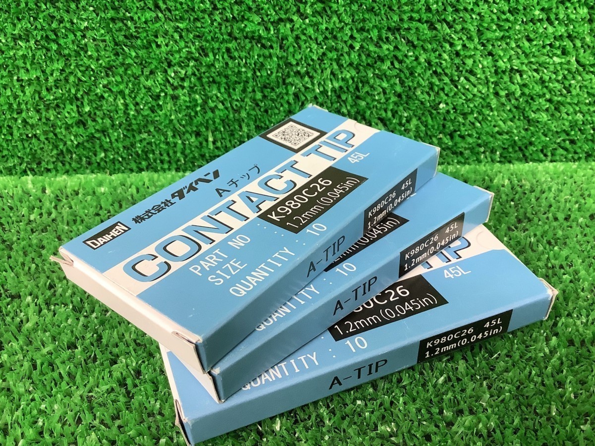 品 DAIHEN ダイヘン Aチップ 1.2mm 45L コンタクトチップ CO2/MAG 溶接用部品 K980C26 10本×3箱セット ...
