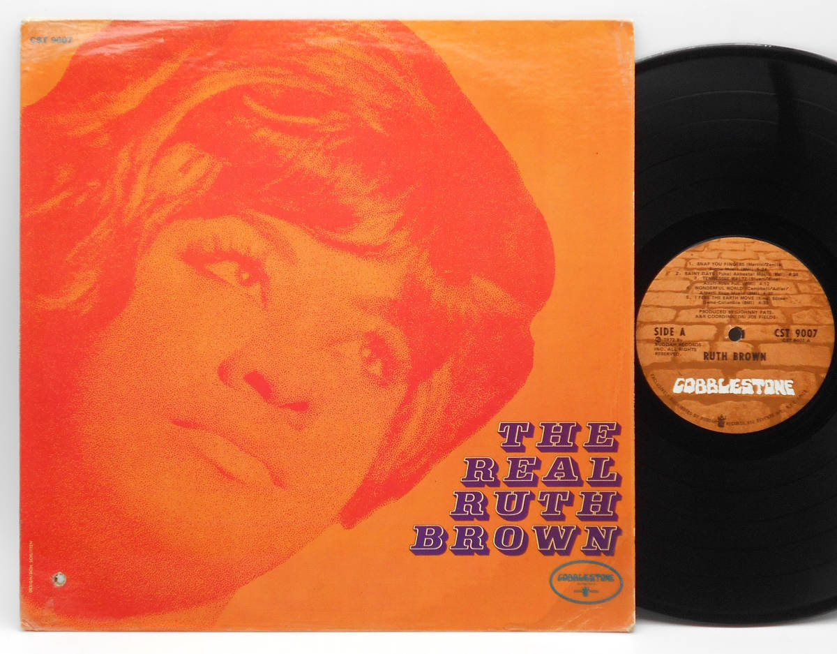 良盤 US ORIG LP RUTH BROW/The Real Ruth Brown 1972年 R&Bの女王 Pro.JOHNNY ...