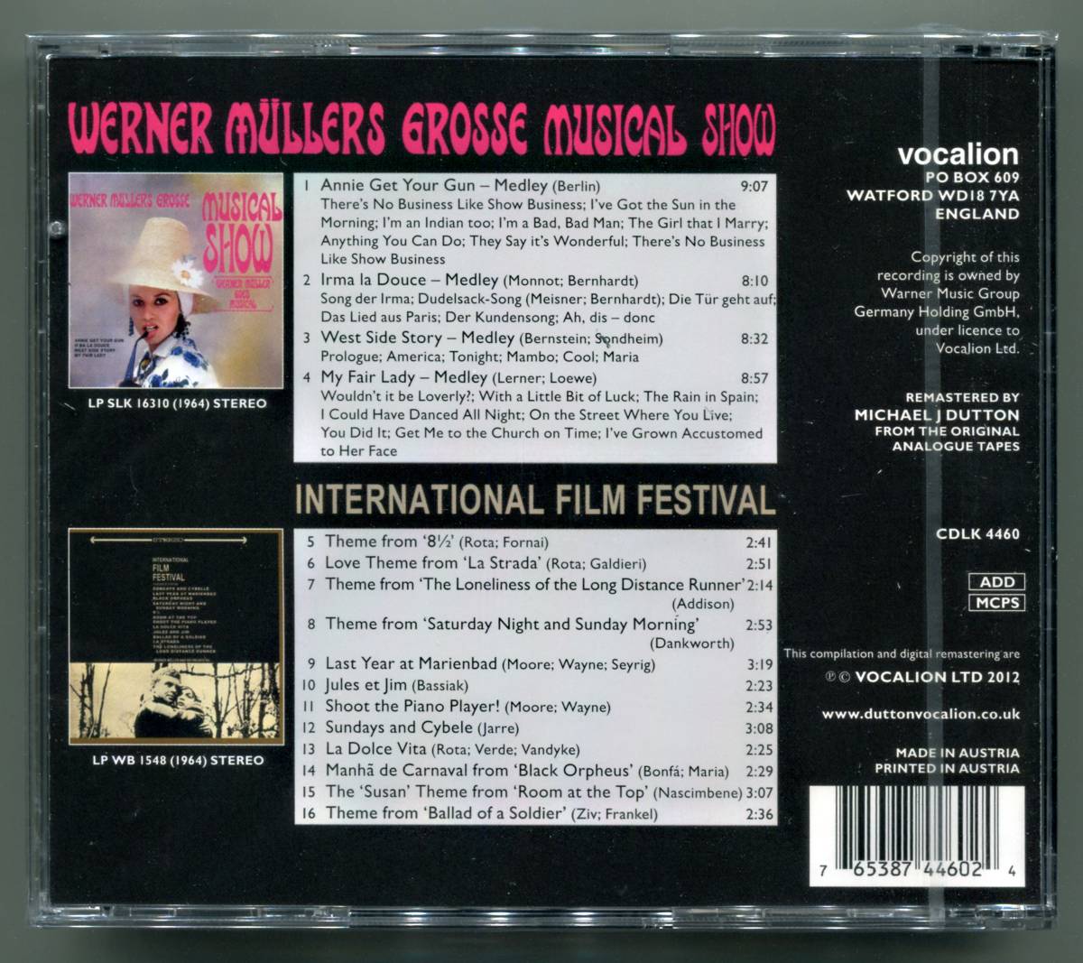 ウェルナー ミューラー Werner Muller / Werner Muller's Grosse Musical Show & International Film Festival ...