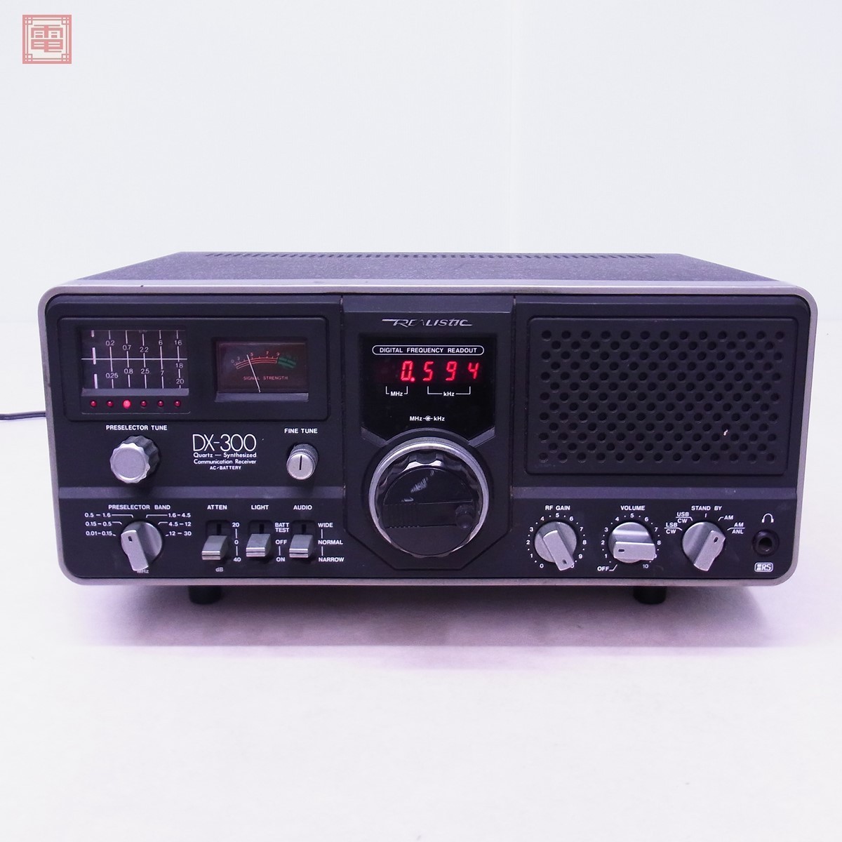 リアリスティック DX-300 10kHz 30MHz 受信機 REALISTIC 現状品 20(受信機)｜売買されたオークション情報 ...