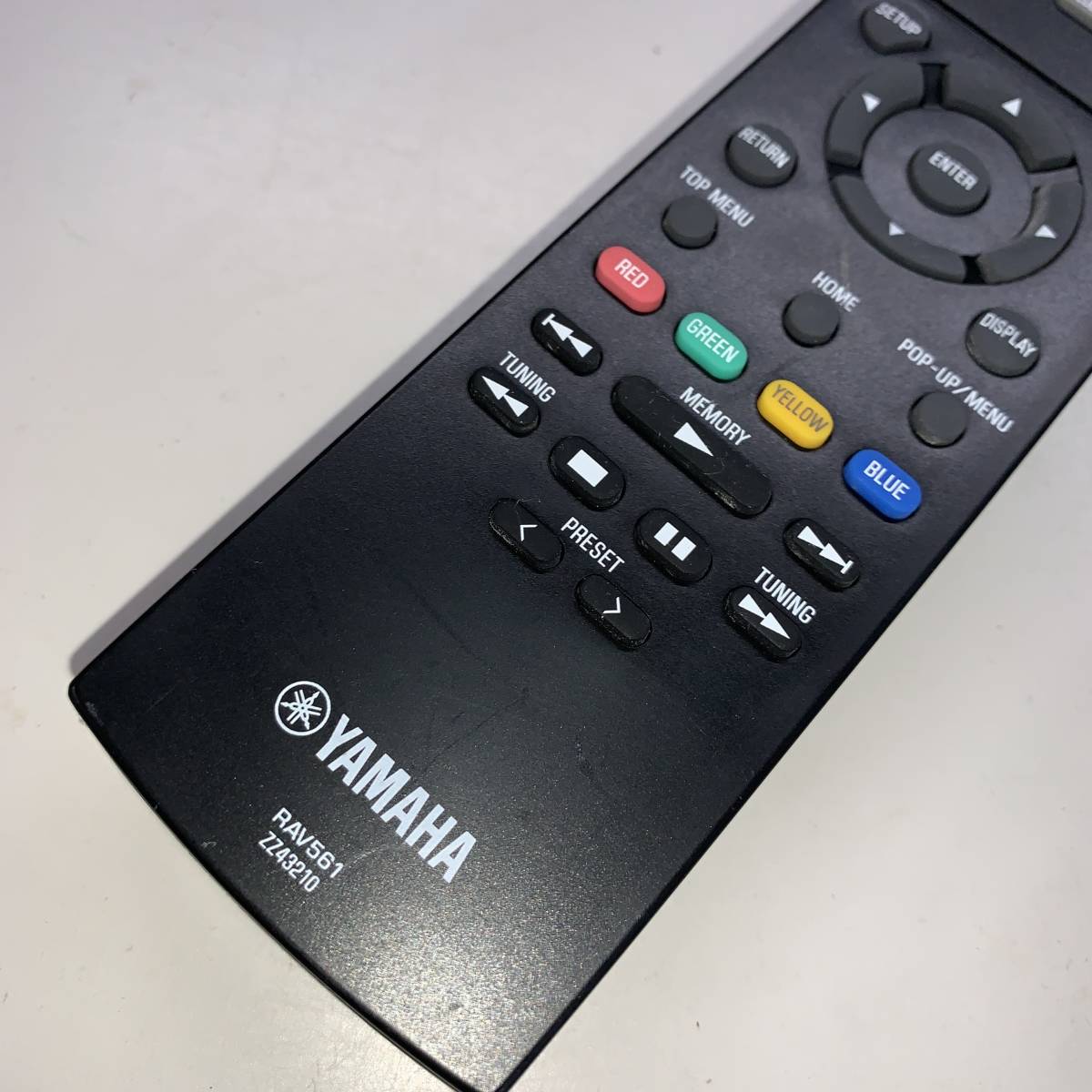 W-7-74 YAMAHA ヤマハ RAV561 ZZ43210 ヤマハ RX-V385 AVレシーバーリモコン ジャンク(リモコン)｜売買さ ...