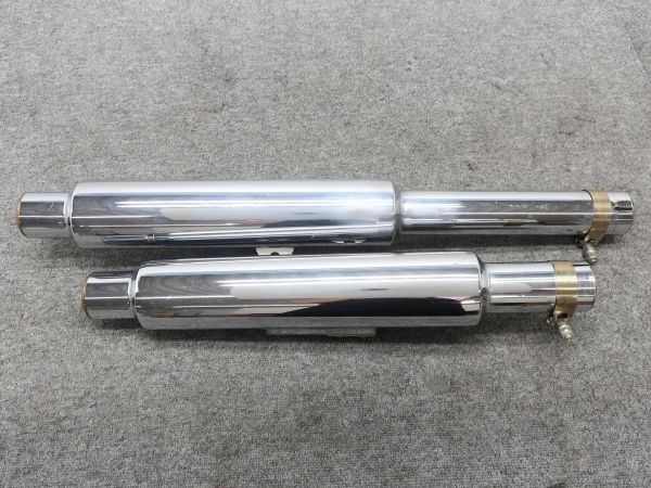 ソフテイル 00-06 FLSTF FXSTD ファットボーイ デュース モーターステージ スリップオン 返品可 120サイズ ...