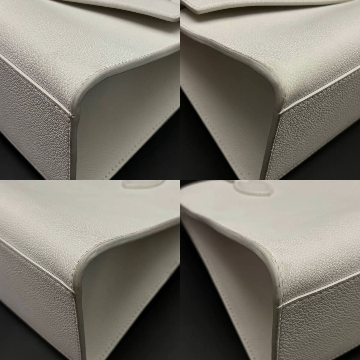 o58 超 ルイヴィトン Louis Vuitton ロックミー トート PM ハンドバッグ レザー ブロン ハンド バッグ レザー ホワイト ...