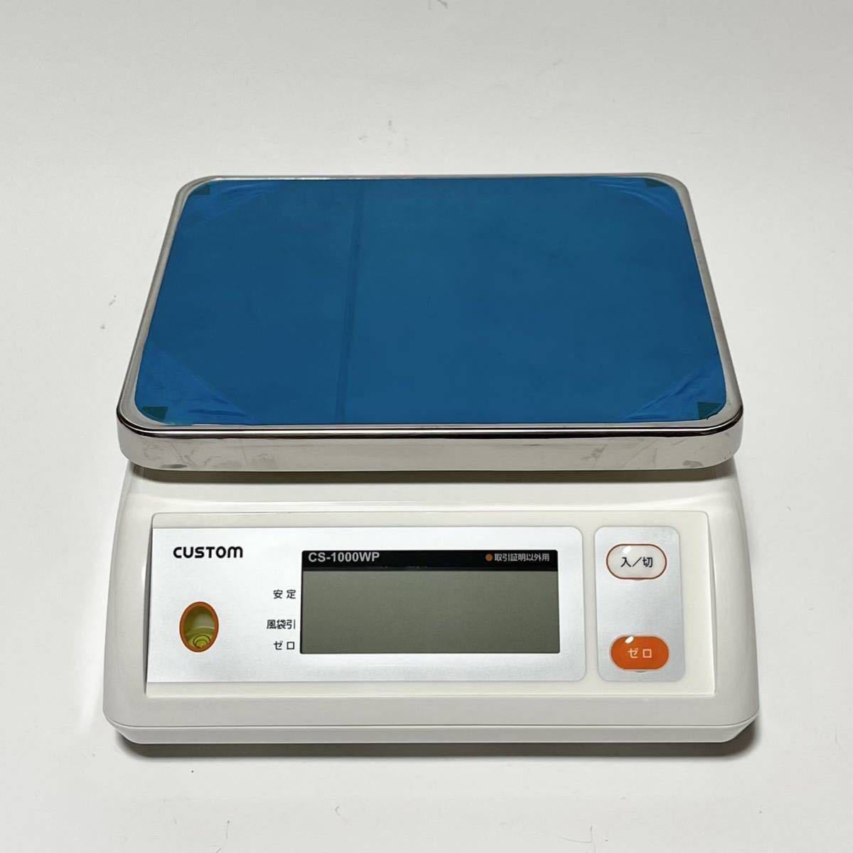カスタム デジタル防水はかり 秤量1000g CS-1000WP 取引証明以外用 KUSTOM デジタル秤 上皿はかり デジタルスケール(はかり、スケール)｜売買されたオークション情報 ...