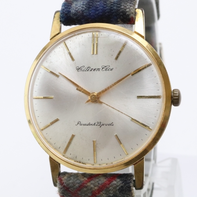 X667 シチズン エース A15804 手巻き式 腕時計 金色 3針 23石(その他)｜売買されたオークション情報、yahooの商品情報を ...