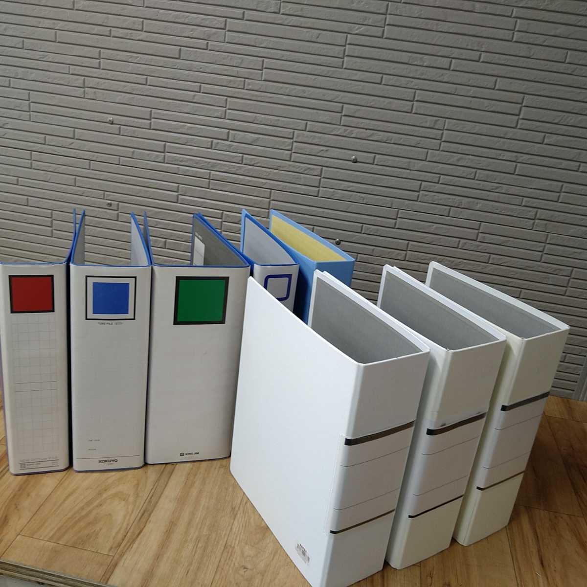 e403 ファイル 書類ファイル キングジム コクヨ アスクル KINGGIM KOKUYO ASKUL 事務用品 片開き1個/両開き6個/他1個 業務用 店舗(ファイリング用品)｜売買された ...