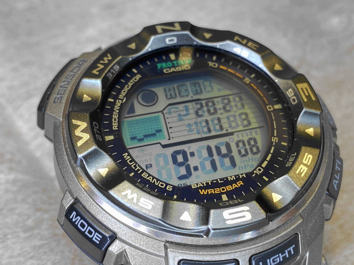 超 プロトレック 電波ソーラー PROTREK カシオ CASIO 腕時計 PRW-2500T(PRO TREK)｜売買されたオークション情報 ...