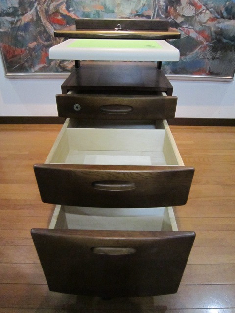 テレワーク リモートワーク ITOKI CREBIO イトーキ 脇机 袖机 サイドデスク 木製サイドテーブル キャビネット 鍵2個 木製ペンプレート付(脇机、袖机)｜売買されたオークション情報 ...