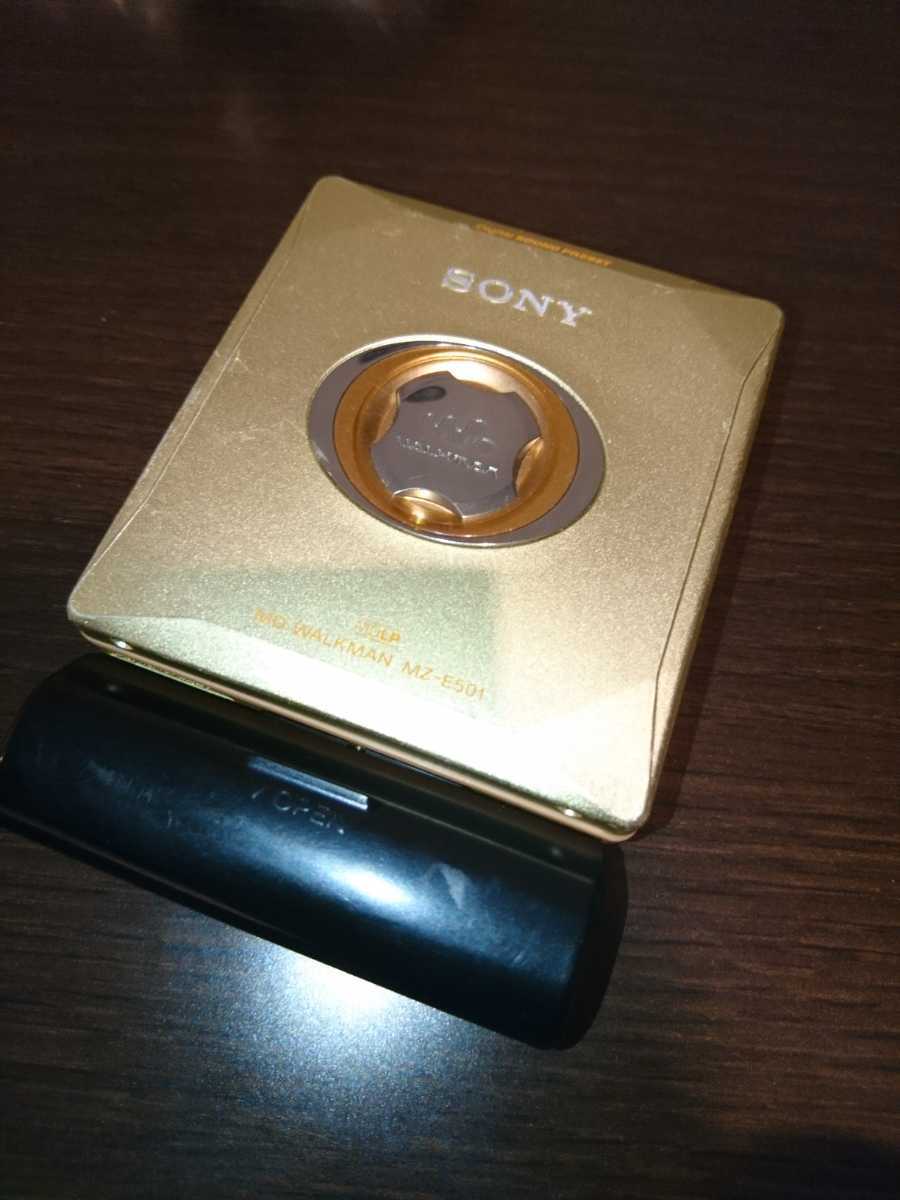 SONY MD WALKMAN MDウォークマン MZ-E501 ゴールド 激レアカラー(再生専用)｜売買されたオークション情報、yahooの ...