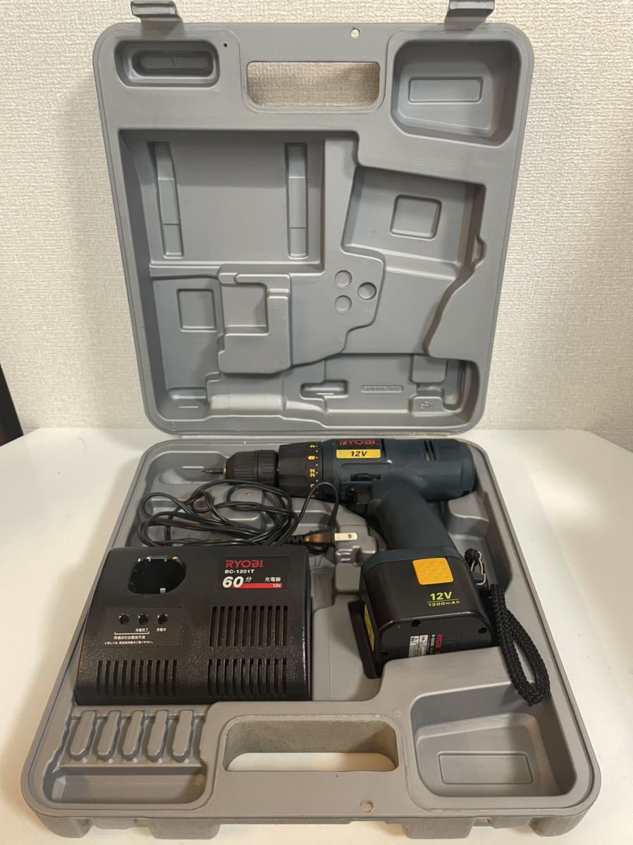 RYOBI/リョービ 12V 充電式ドライバドリル BD-1201 付属有(本体)｜売買されたオークション情報、yahooの商品情報を ...