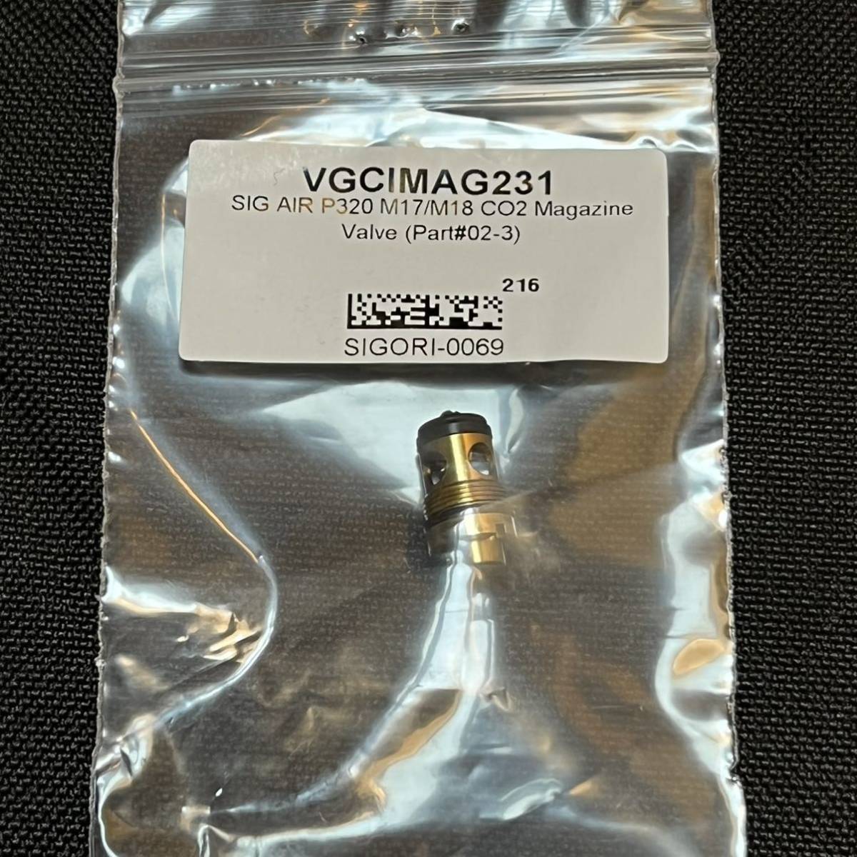 VFC SIG AIR P320 M17/M18 CO2 Output Valve 海外仕様 放出バルブ 純正品 Part#02-3 ...