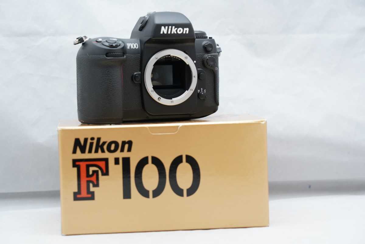 な箱付き ニコン F100 ボディ NIKON F100 Body コンパクトなボディ 扱いやすい1台 高性能フィルムカメラ お見逃しなく 超 ...