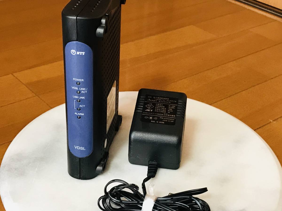 NTT 西日本電信電話 VDSL型 S B100宅内モデム VDSLB-100E 本体+AC電源アダプタ VDSL モデム(ADSLモデム ...