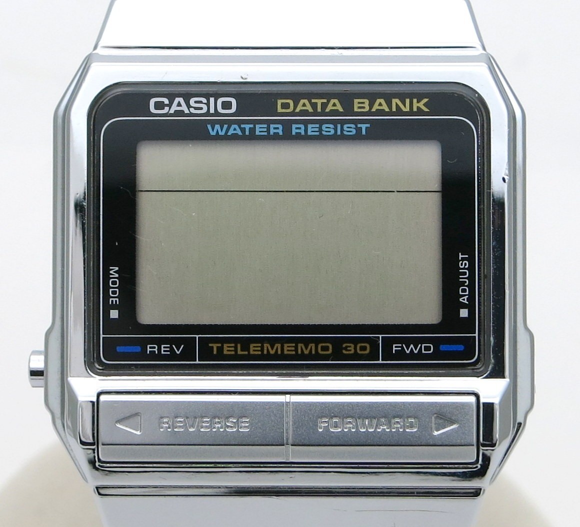1円スタート 腕時計 CASIO カシオ DATA BANK データバンク DB-310 QZ クオーツ デジタル メンズ ジャンク品 ...
