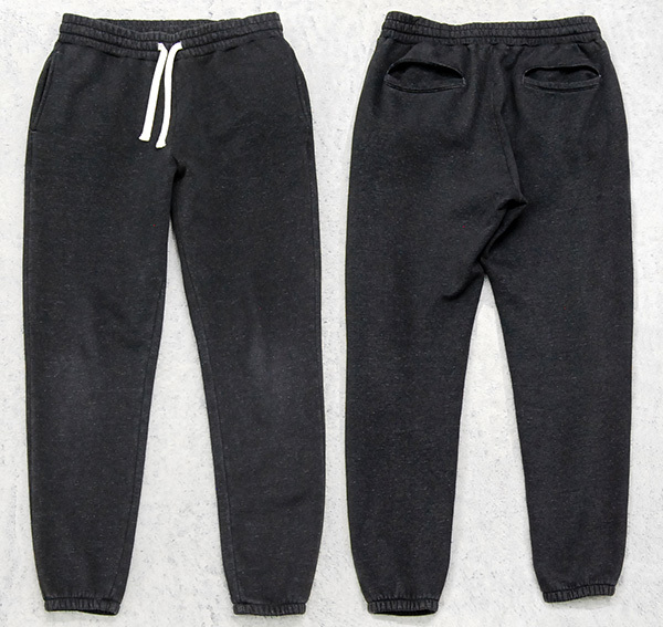 名作 ロンハーマン RHC Ron Herman Basic Sweat Pants ガーメントウォッシュ加工 スウェットパンツ/ジョガーパンツ 杢ブラック/S(男性用)｜売買された ...
