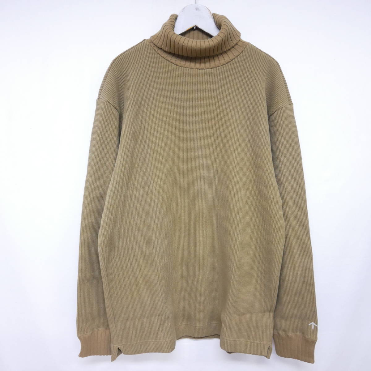 1円 国内正規 Nigel Cabourn ナイジェルケーボン 21AW TURTLE NECK WAFFLE タートルネックワッフルプルオーバー ニット 56(XLサイズ以上)｜売買された ...