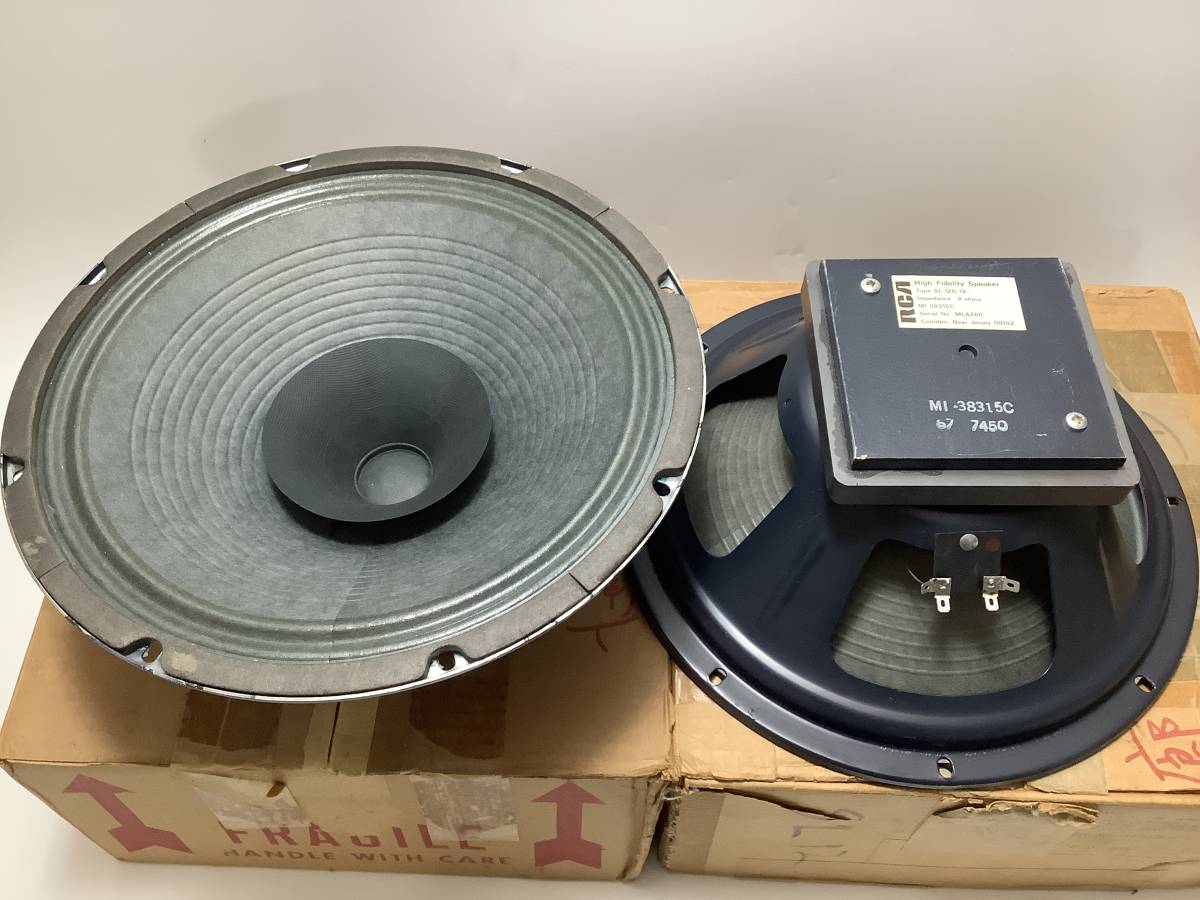 RCA SL-12D MI-38315C 12インチ SPユニット 2本(その他)｜売買されたオークション情報、yahooの商品情報をアーカイブ公開 - オークファン（aucfan.com）