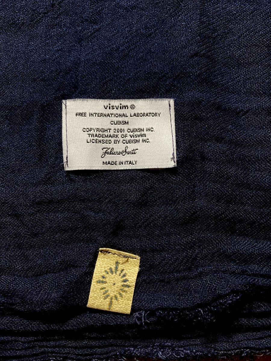 visvim x Faliero Sarti EPOCH STOLE NATURAL DYE ict kerchief kofu iris virgil ballistic christo ...