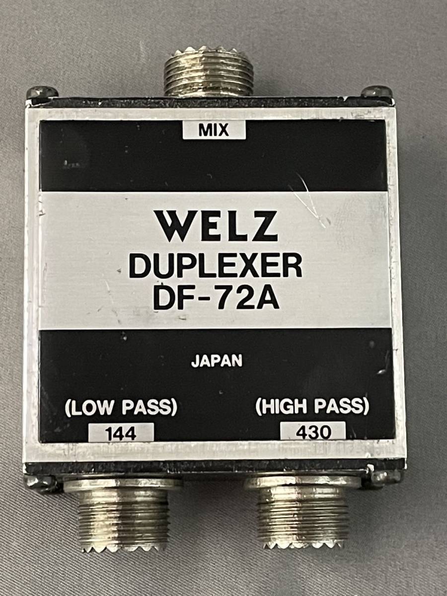 WELZ DUPLEXER DF-72A デュープレクサー 144/430MHz用 長期保管品(アンテナ)｜売買されたオークション情報、yahooの商品情報をアーカイブ公開 - オークファン ...