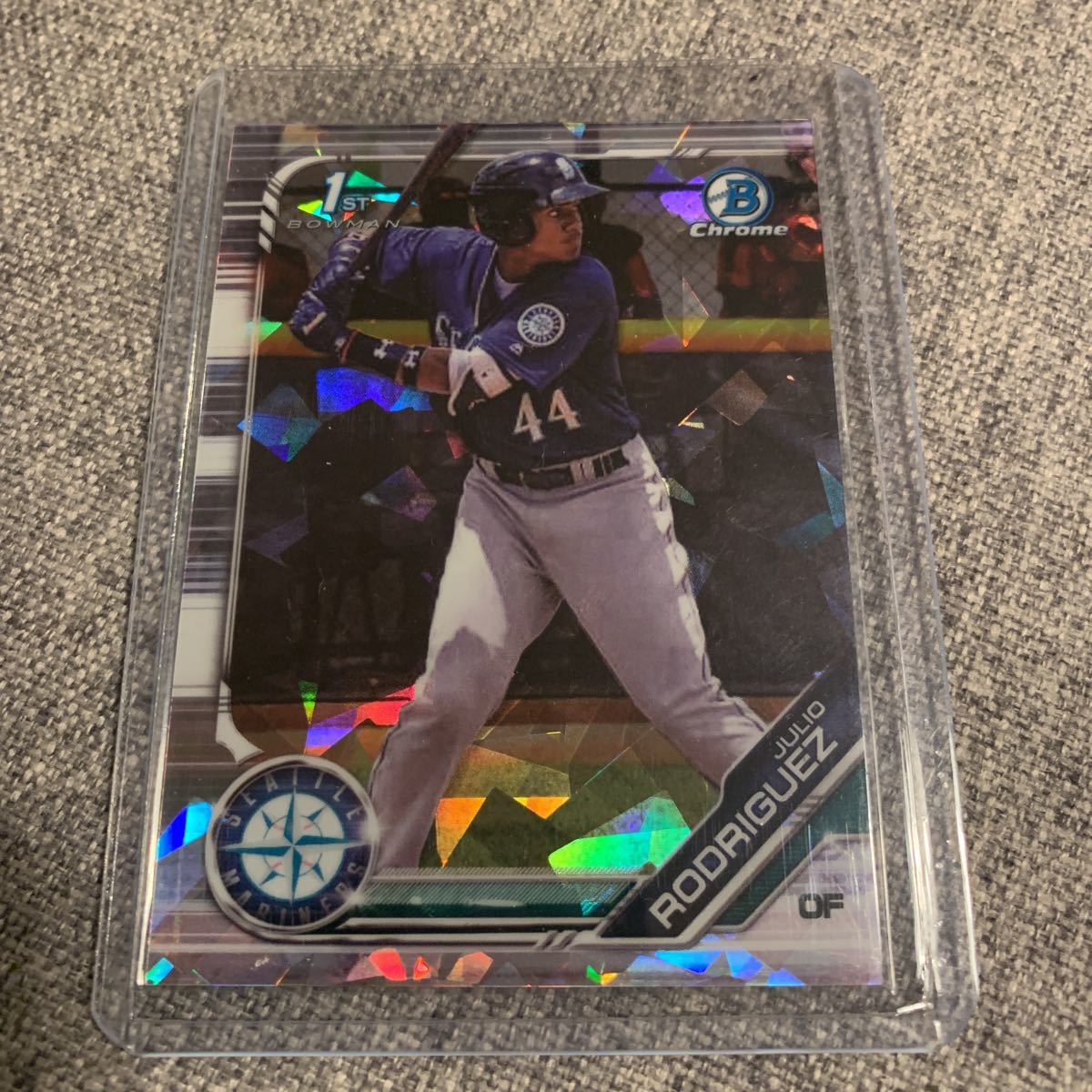 2019 Bowman Chrome JULIO RODRIGUEZ 1st atomic refractor Seattle ...