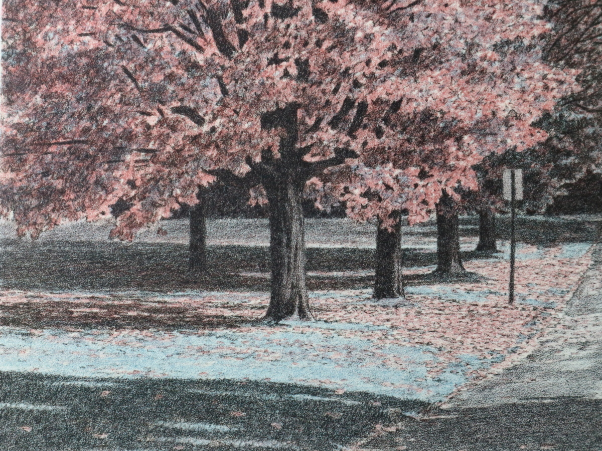 カール ホフナー October リトグラフ 74/130 額装品 / Carl Hoffner Lithograph(石版画、リトグラフ ...