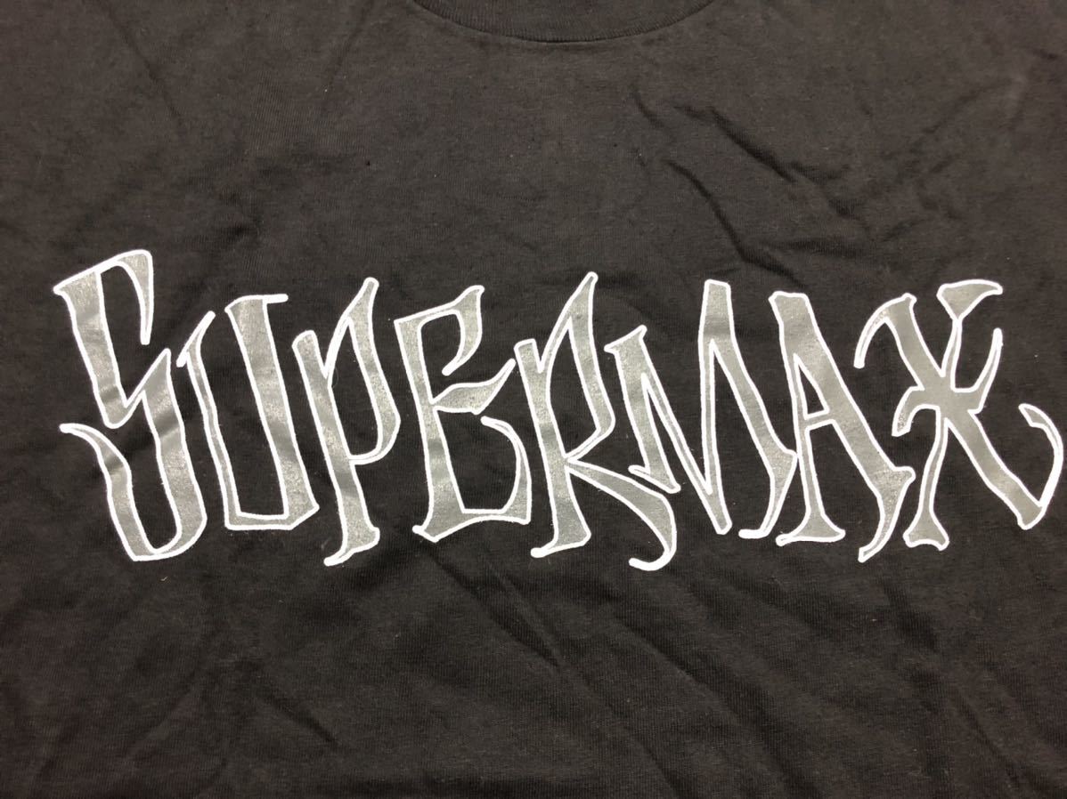 SUPERMAX CLOTHING XL ブラック系プリントTシャツ ロゴTシャツ CITY OF ANGELS スーパーマックス SM(文字 ...