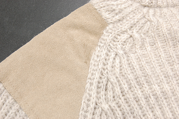 本物の銘品 英国製 ウーリーバック WOOLYBACK 肉厚ブリティッシュウール 牛革レザーパッチ付 本格コマンドニットセーター/パークレンジャー(Lサイズ)｜売買されたオークション情報 ...