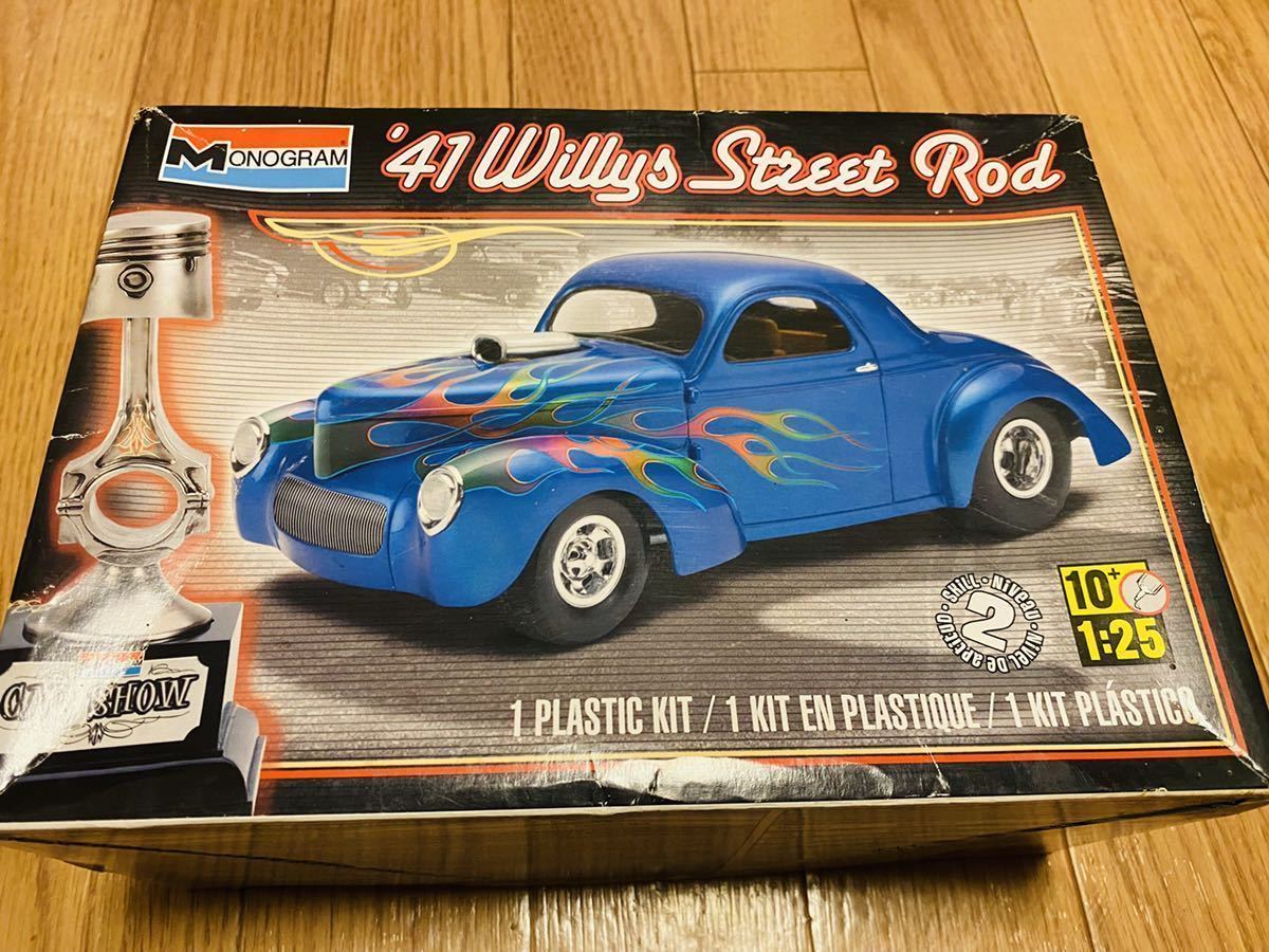 MONOGRAM/モノグラム 1/25 1941 ウィリス ストリート ロッド プラモデル 未組立 '41 Willys Street Rod ...
