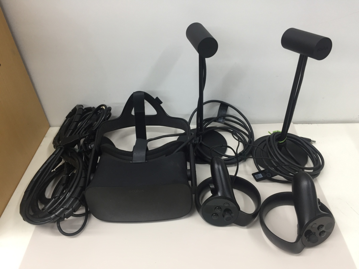 Oculus Rift オキュラスリフト VRヘッド C4-A /3P-A セット 動作未確認 2016年製 管：2FB1(その他)｜売買され ...