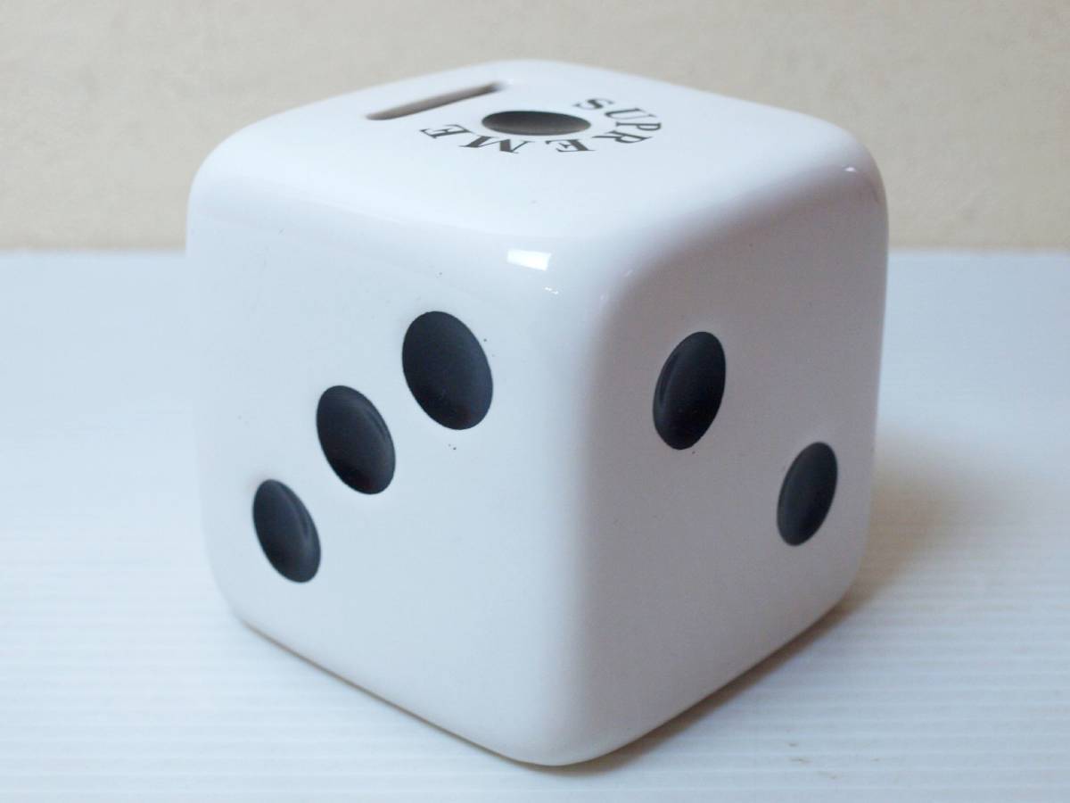 Supreme シュプリーム Ceramic Dice Coin Bank White 2011AW セラミック ダイス コインバンク ...
