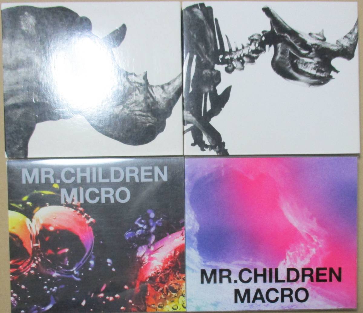 Mr.Children ベストアルバム CD 4枚セット : 1992-1995 / 1996-2000 / MICRO MACRO 初回 ...