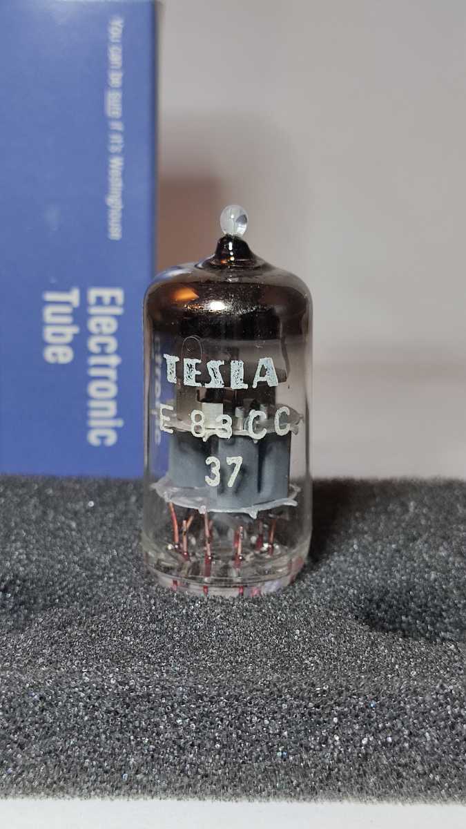 TESLA E83CC ECC83/12AX7/ECC803S TV-7測定済み チェコスロバキア TELEFUNKEN 同一ロット同時出品中 ...
