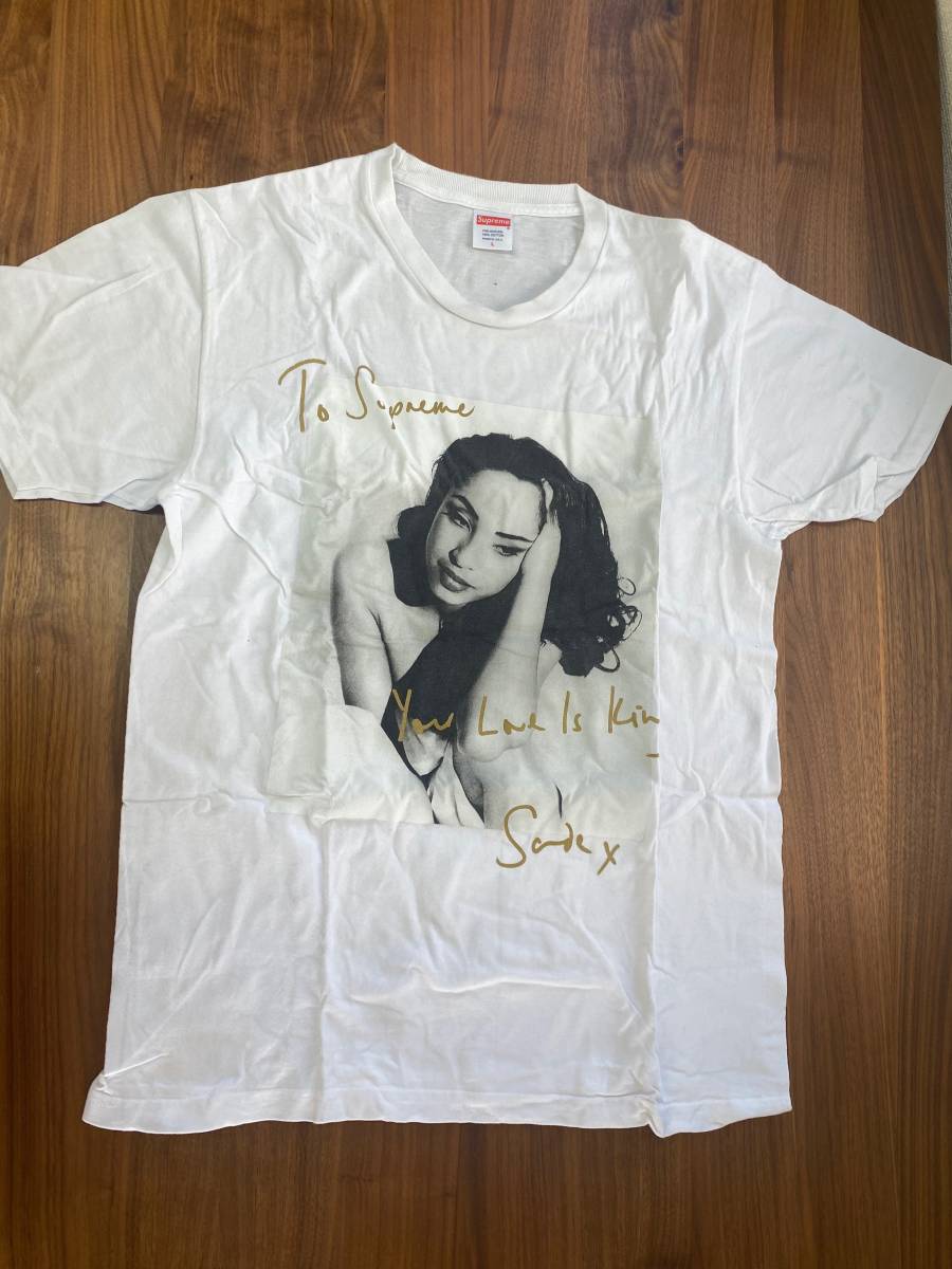 SUPREME 2017 SS SADE TEE シュプリーム シャデー ホワイト Lサイズ 本物(Lサイズ)｜売買されたオークション情報 ...