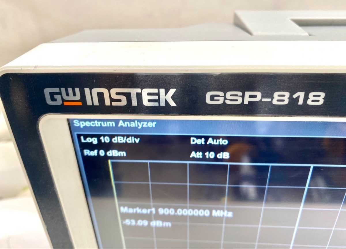 T168 GWINSTEK テクシオ テクノロジー Spectrum Analyzer スペクトラムアナライザ GSP-818 電気計測器 ...