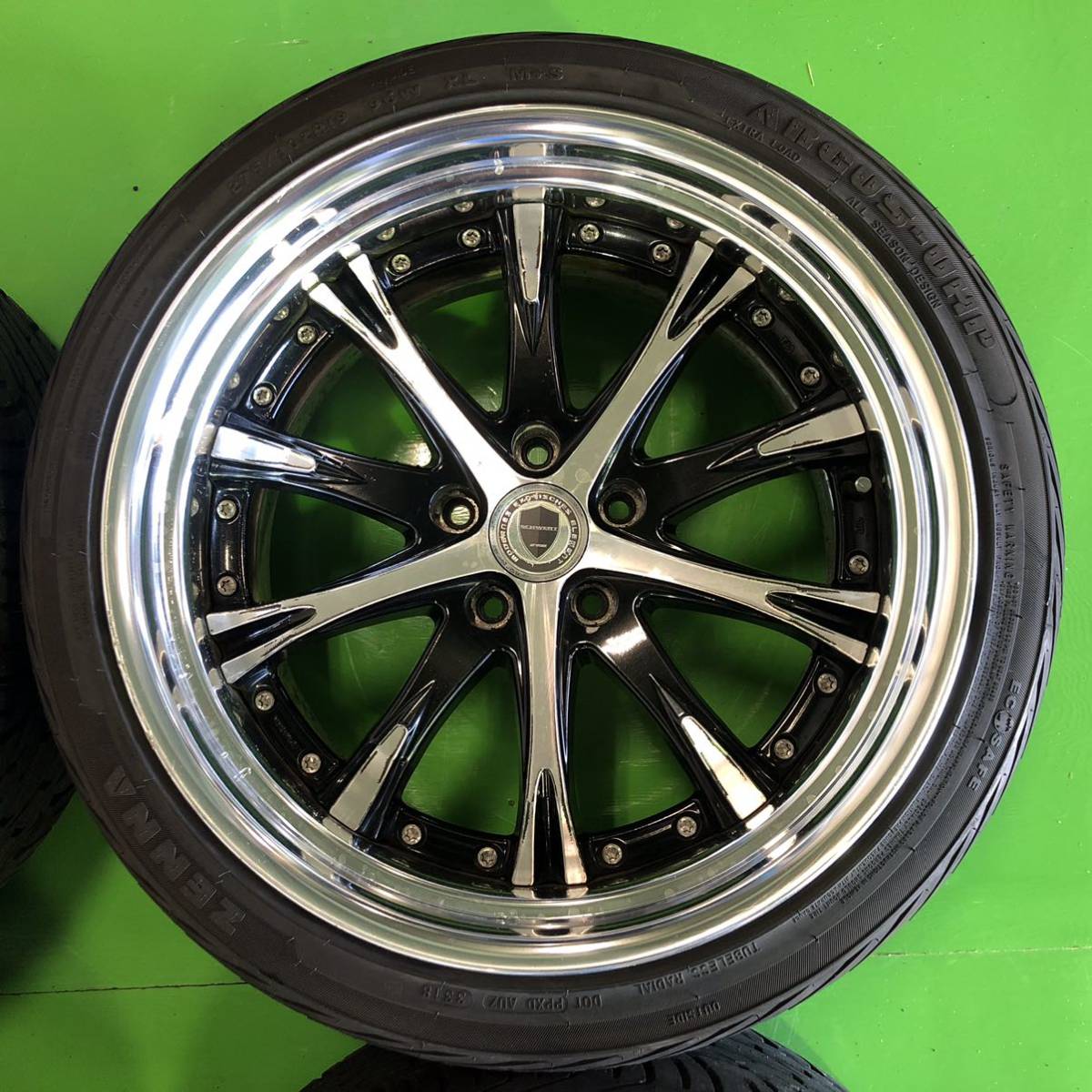 NA372 WORK SCHWERT SW4-SR ワーク シュバート ホイール 19×9J +35 19×10J +38 PCD 114.3 ...