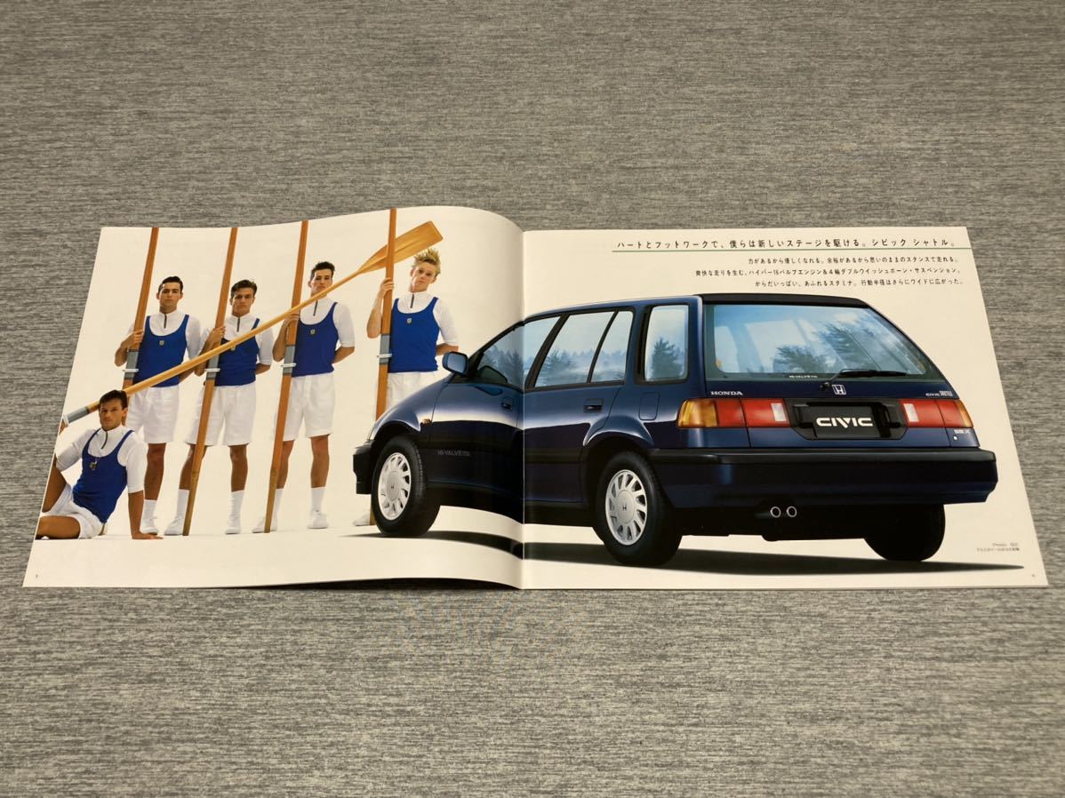 旧車カタログ 昭和62年 ホンダシビックシャトル EF2/3/4/5系(シビック)｜売買されたオークション情報、yahooの商品情報を ...