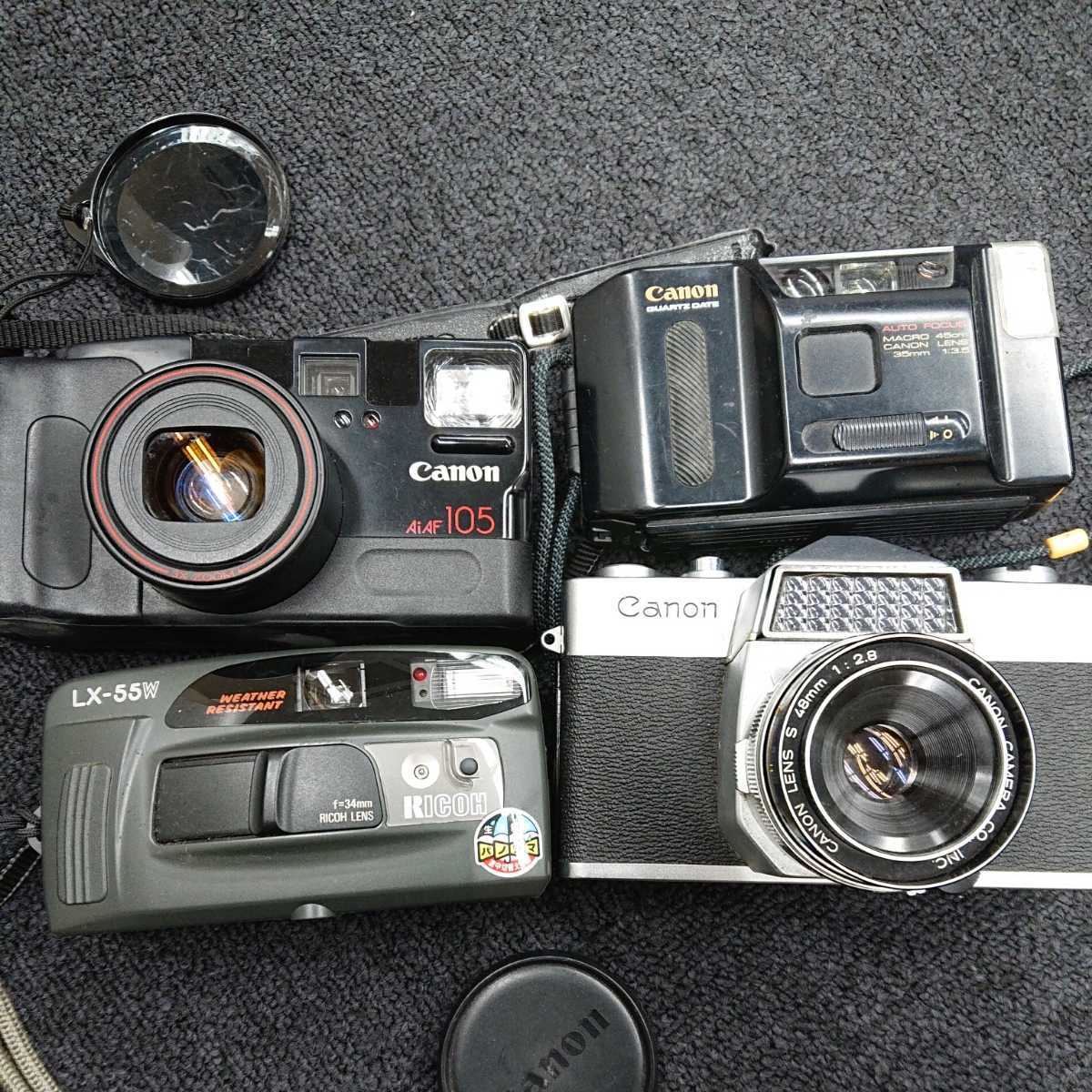 カメラ まとめて ペンタックス ESPIO 140 115 FUJIFILM EPION210Z FIRSTFLEX コニカ ミノルタ RICOH キャノン 105 CANONEX ...