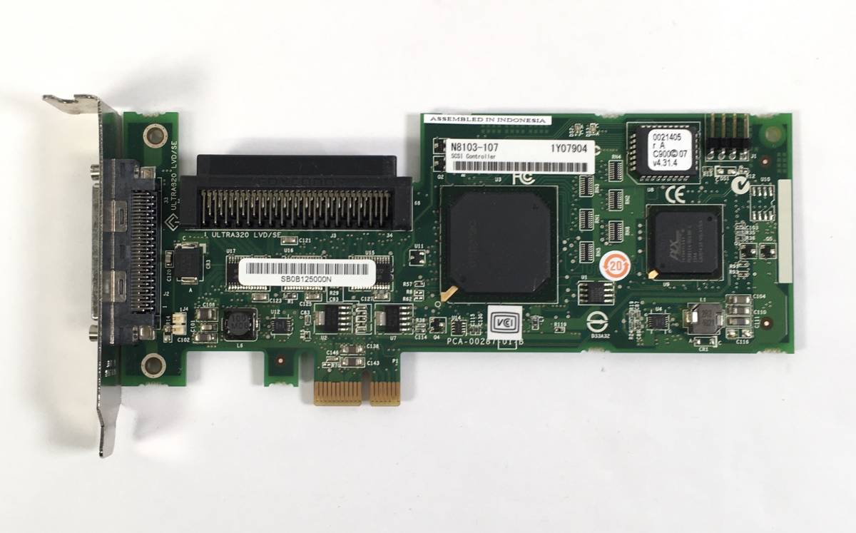S43932 Adaptec ASC-29320LPE RoHS SCSIカード 1点 現状お渡し品(その他)｜売買されたオークション情報 ...