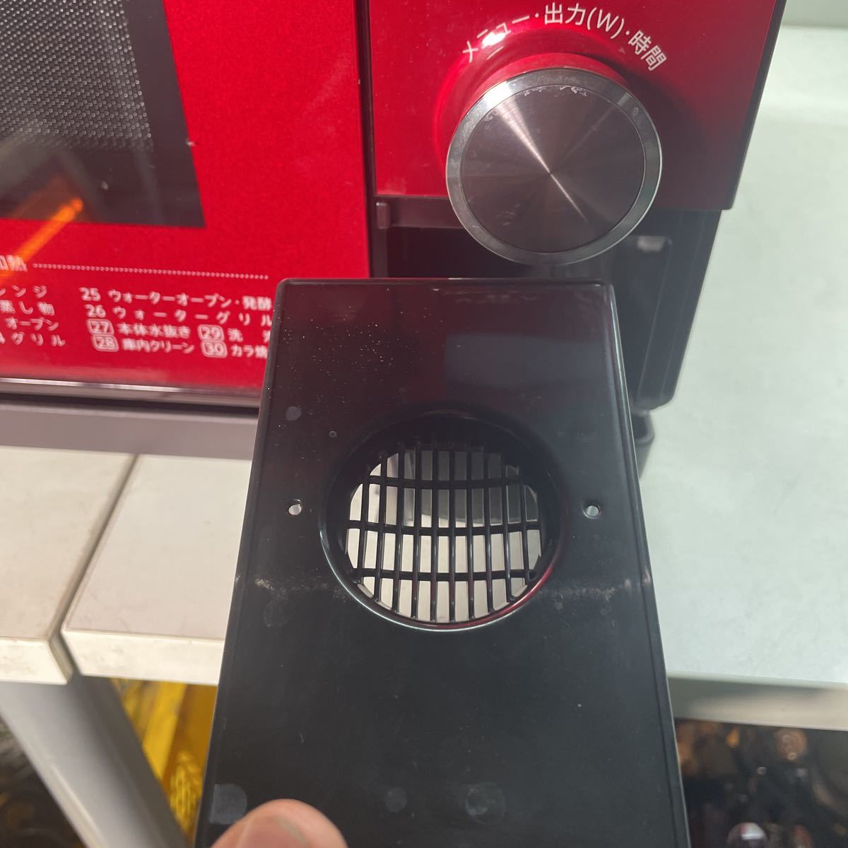 N0309-41 SHARP シャープ ウォーターオーブン ヘルシオ HEALSIO 18L AX-CA1-R 2014年製 レンジ 1000W レッド 赤(スチームオーブンレンジ)｜売買され ...