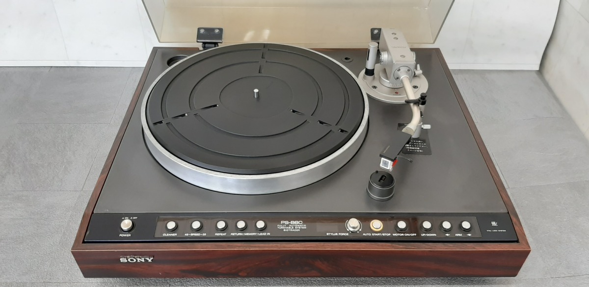 023D24 SONY ターンテーブル PS-B80 カートリッジ AT10G RD付属(ソニー)｜売買されたオークション情報、yahooの ...