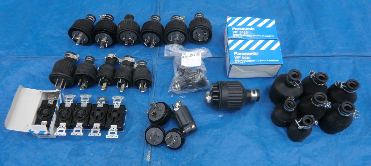 U1 品 電材 配電用品 パナソニック 防水ゴムキャップ WF8430/WF8420K/埋込コンセント まとめ売り(その他)｜売買された ...