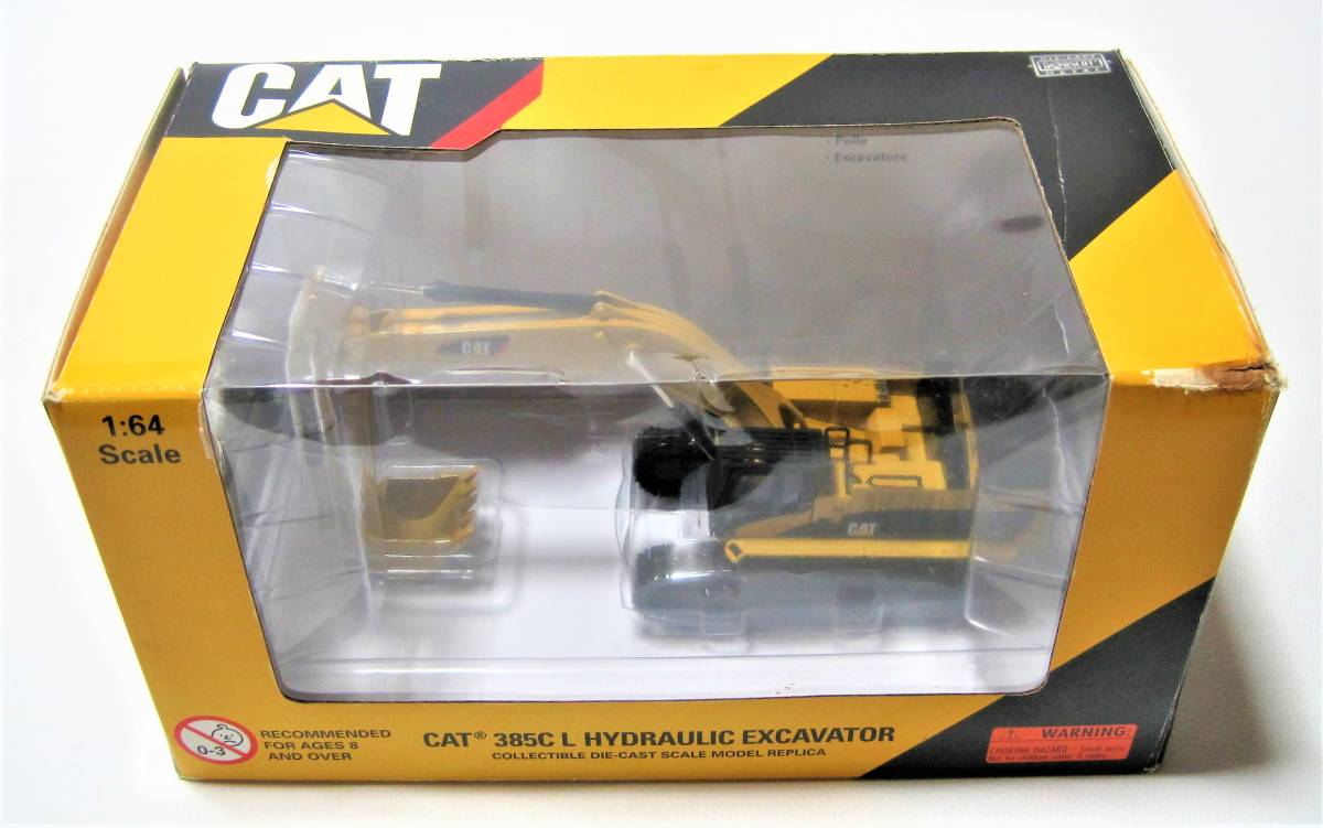 三菱CAT 385CL HYDRAULIC EXCAVATOR 油圧パワーショベル 1/64 ダイキャスト NORSCOT製 経年品 使用少 ...