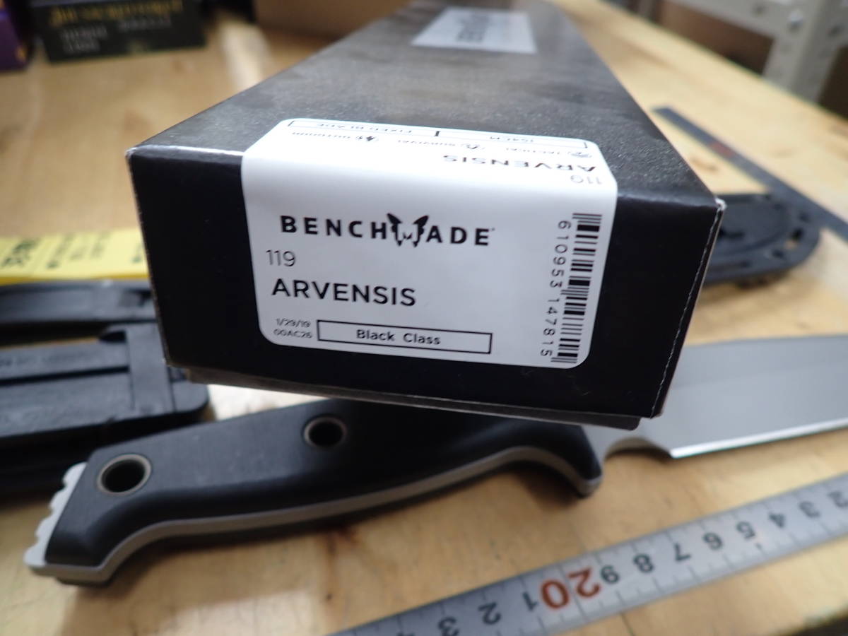 K24A Benchmade ベンチメイド #119 Arvensis アベンシス シースナイフ SIBERT 154CM(ハンティングナイフ ...
