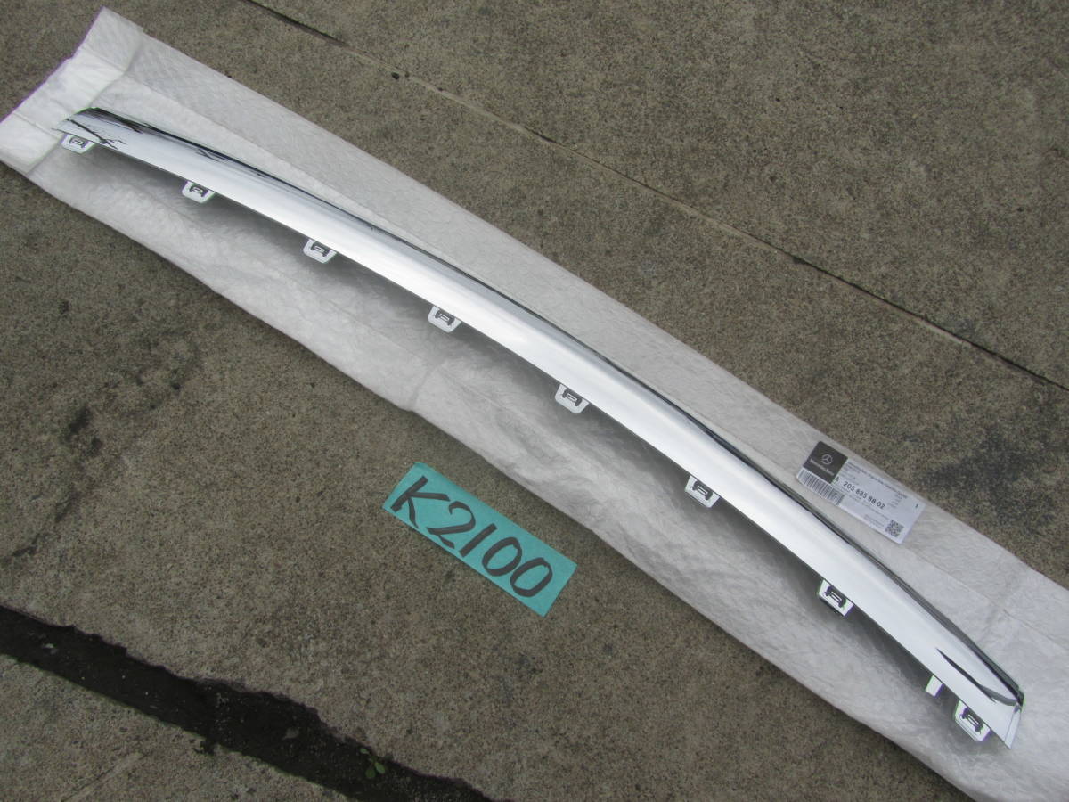 Mercedes Benz メルセデスベンツ Cクラス W205AMG後期 純正 フロントバンパー メッキモール A2058858802 ...